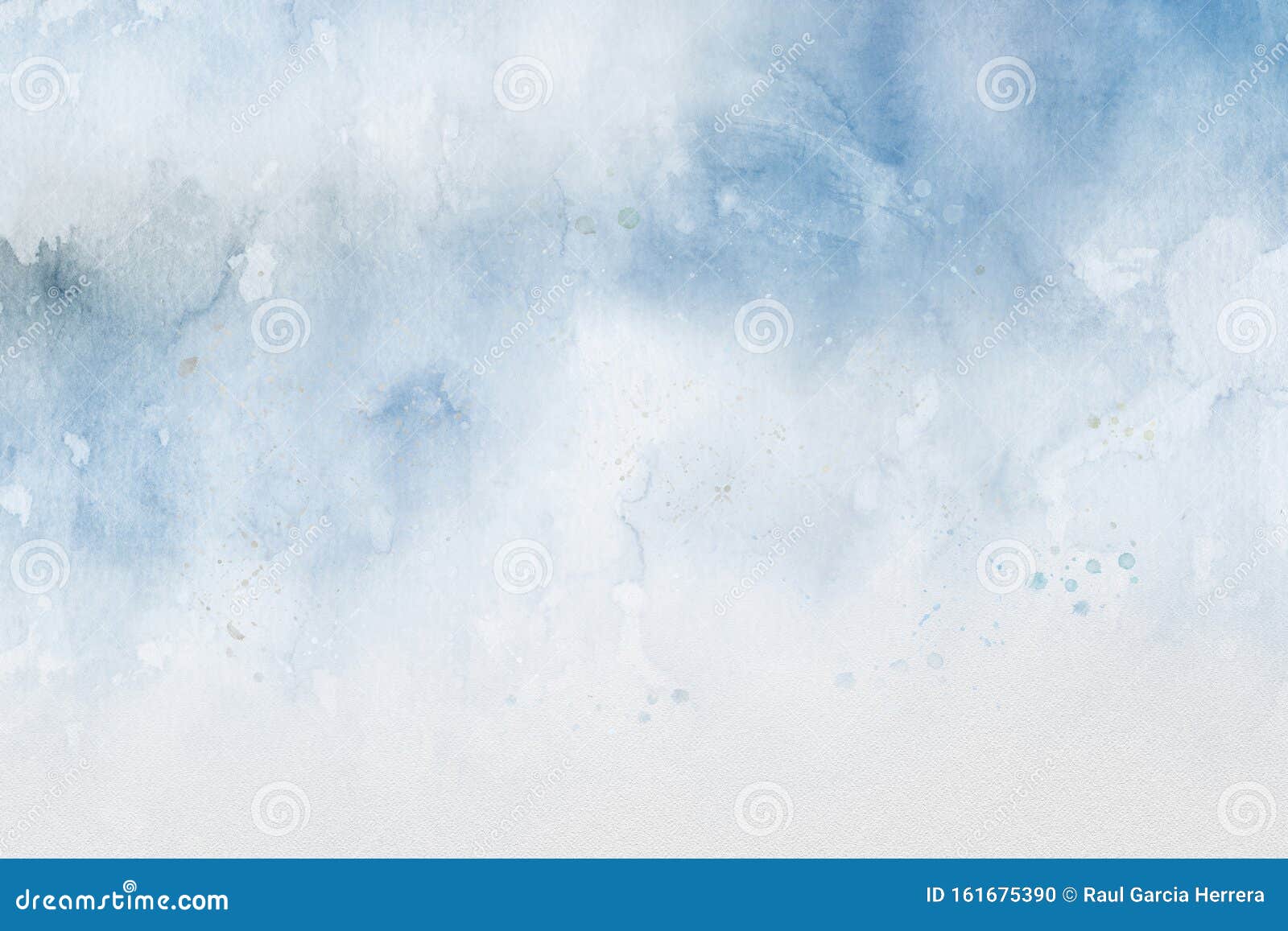 Abstract Ocean Watercolor Background for Textures or Backgrounds. Stock ...