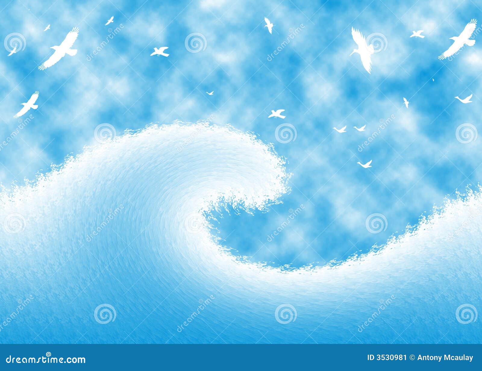 Abstract ocean wave stock illustration. Illustration of marine - 3530981