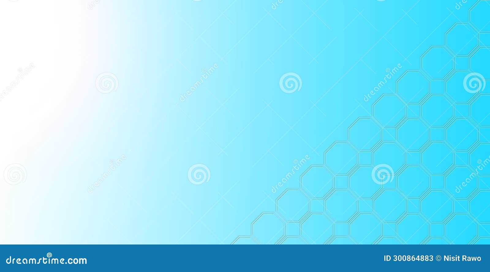 Abstract Octagon Blue Gradient Background with Sunlight for Tex Stock ...