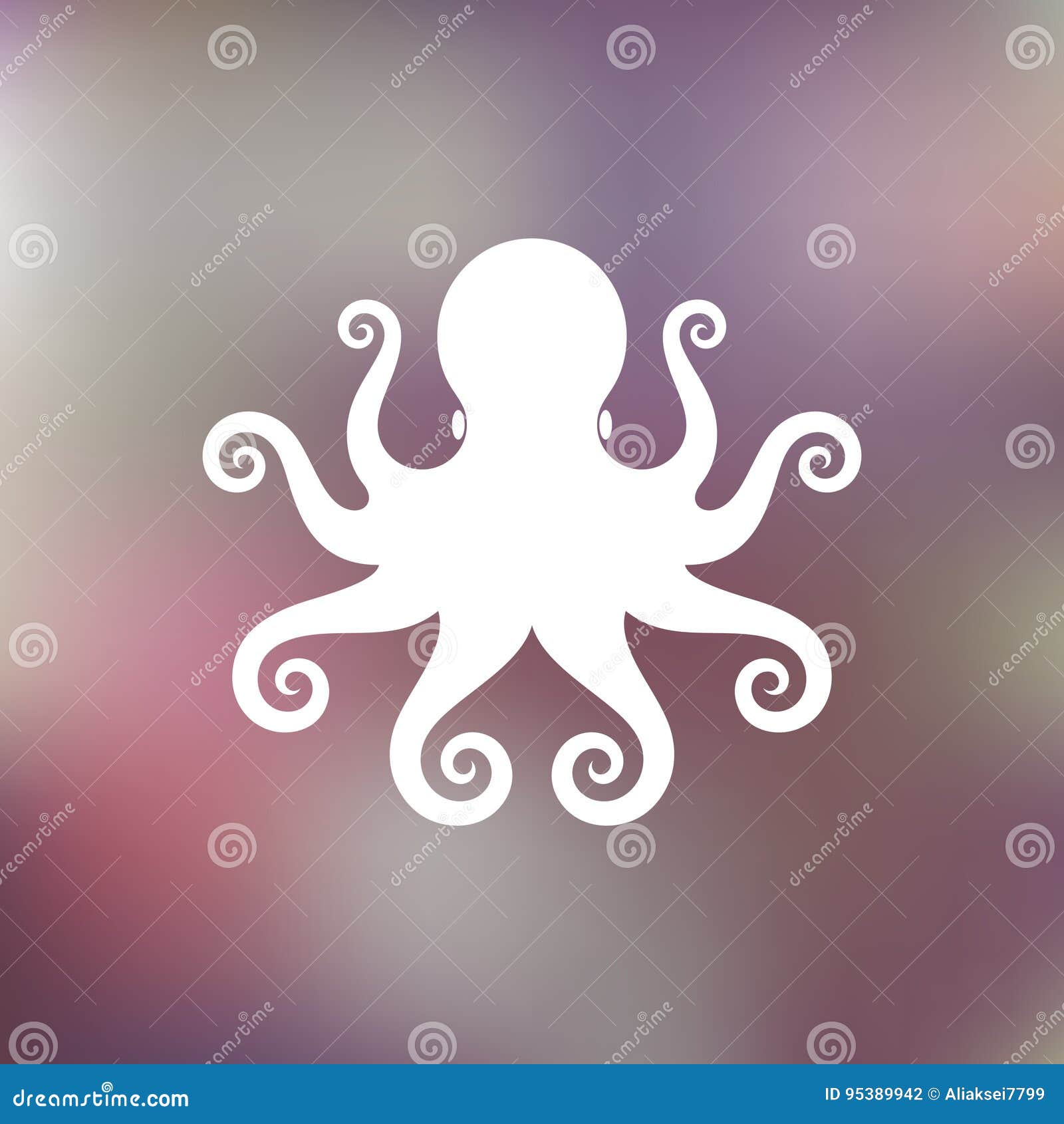 Abstract Octopus Seamless Texture Vector Illustration | CartoonDealer ...