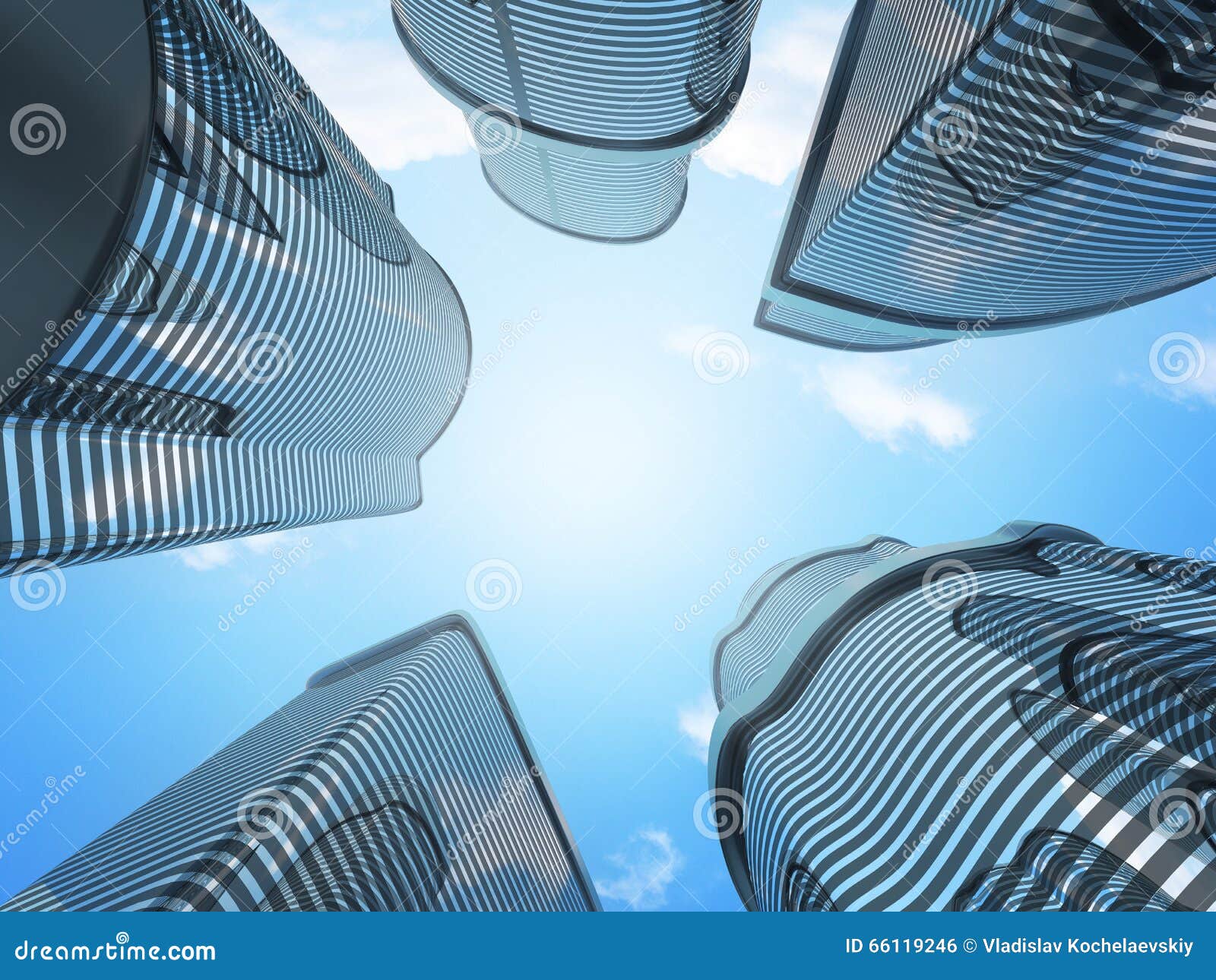 Abstract Office building stock illustration. Illustration of ...