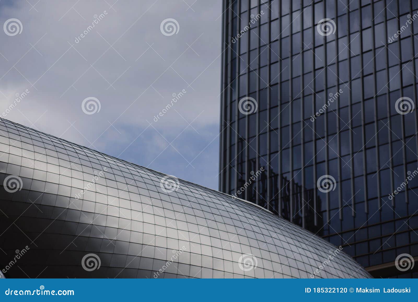 Abstract office building stock photo. Image of geometry - 185322120