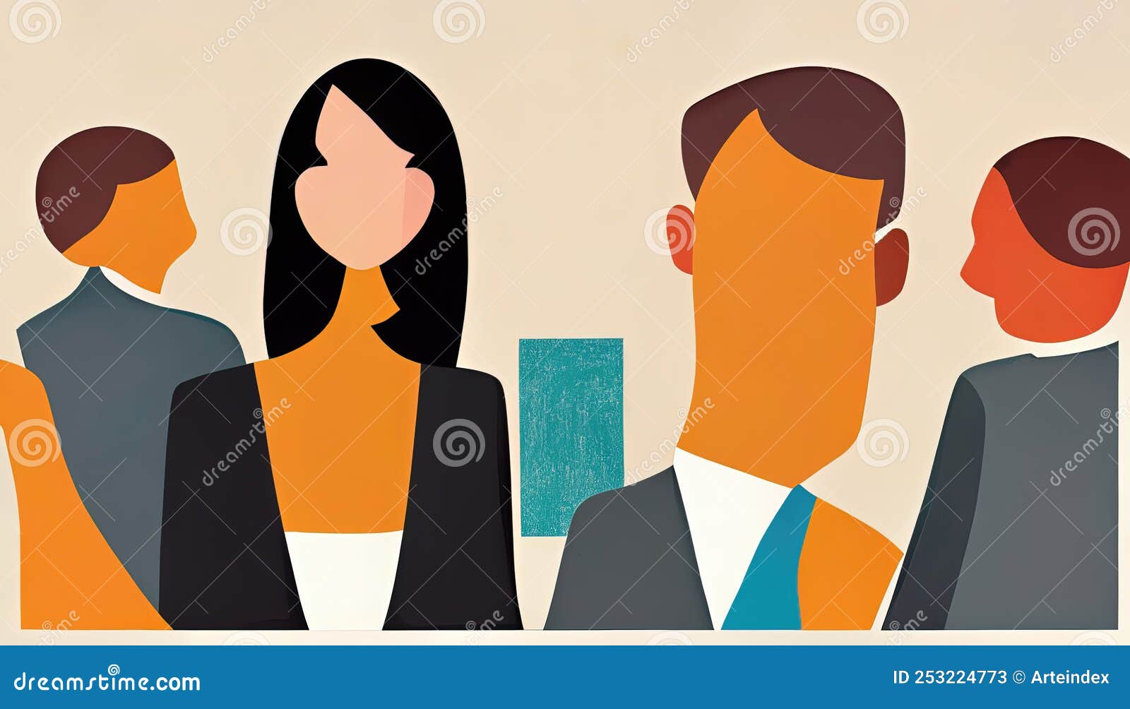 Abstract Office, Business Meeting, Studying and Suited Stock ...