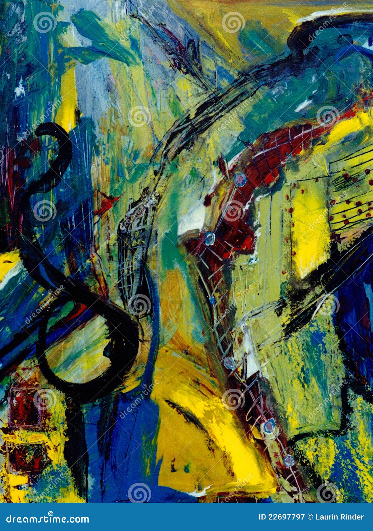 Abstract Oil stock image. Image of painting, canvas, gold - 22697797