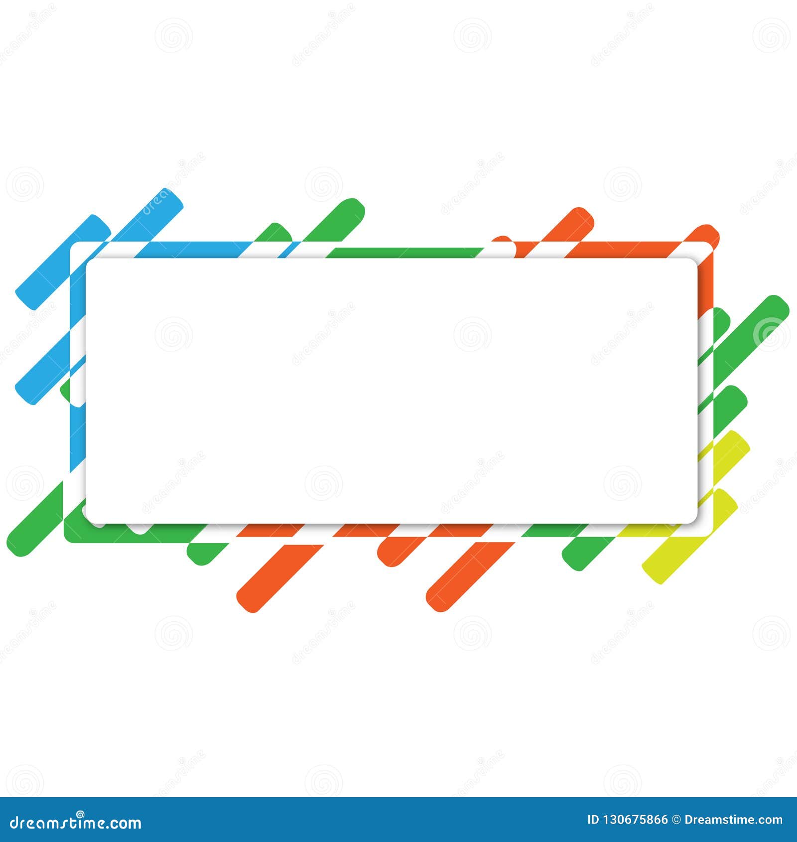 Vector - Abstract Oil and Crayon Solid Color Frame or Border Template ...