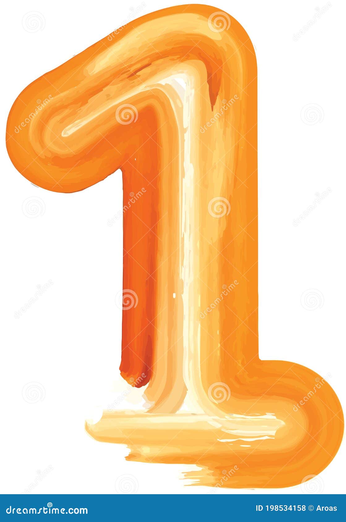 Abstract Oil Paint Number 1 Stock Vector - Illustration of paint ...