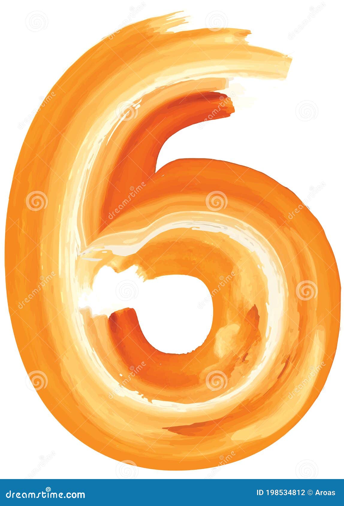 Abstract Oil Paint Number 6 Stock Vector - Illustration of scrapbook ...