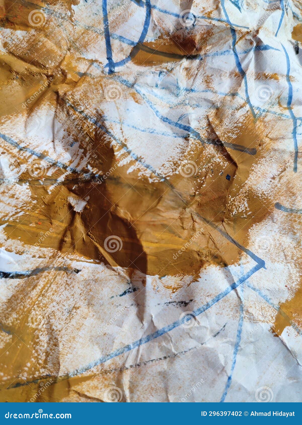 Abstract Oil Paint Texture on Paper Isolated on White Stock Photo ...