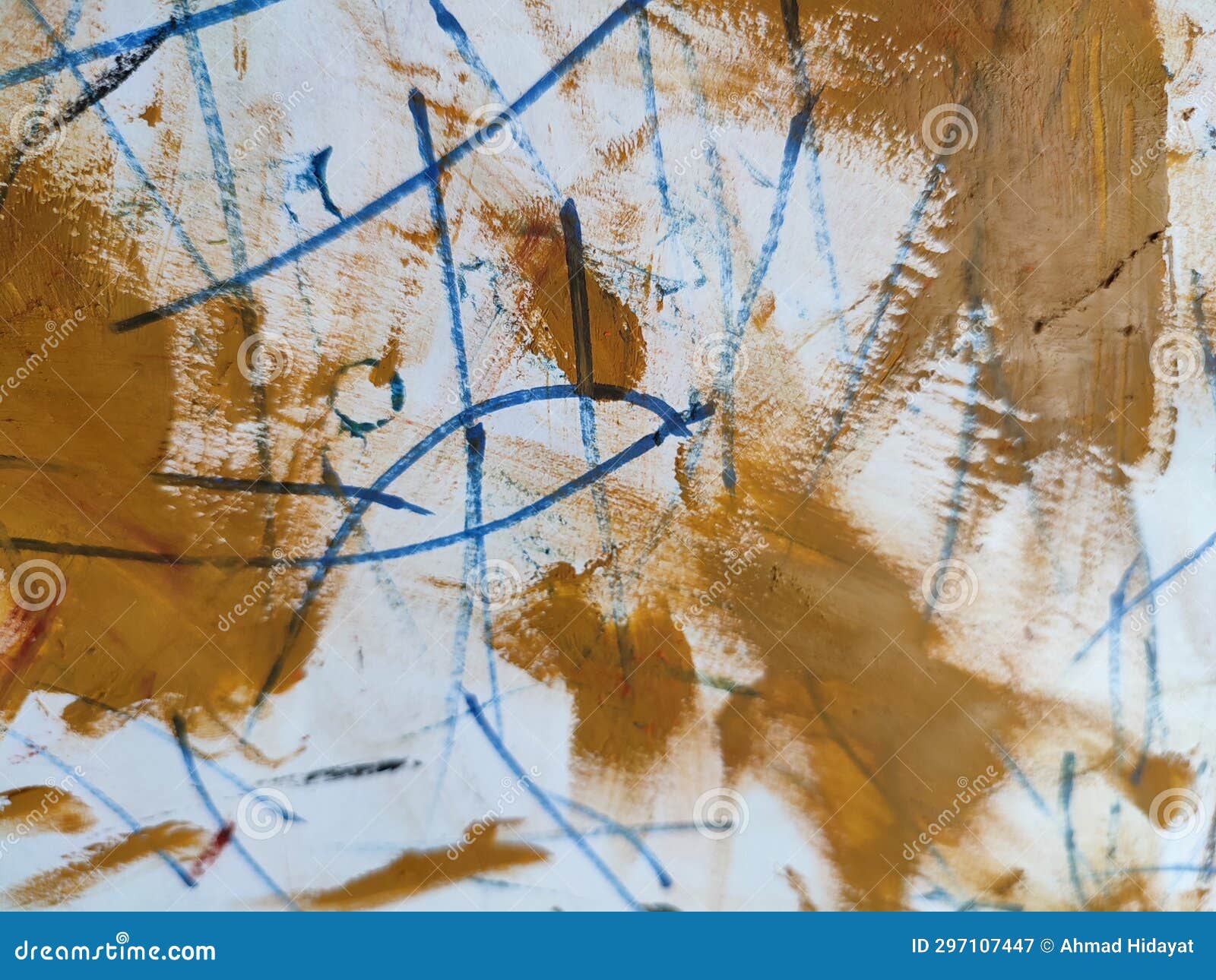 Abstract Oil Paint Texture on Paper Isolated on White Stock Image ...