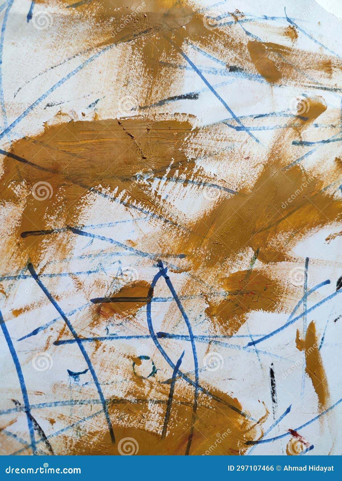 Abstract Oil Paint Texture on Paper Isolated on White Stock Photo ...