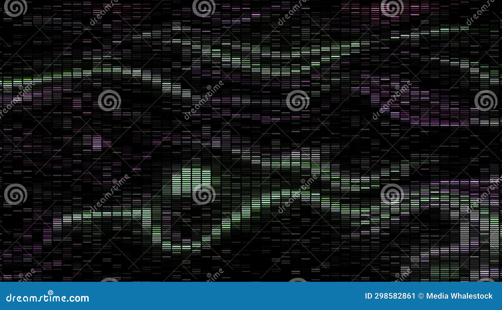 Abstract Old Tv Screen with Interference Effect. Motion. Flowing Wavy ...