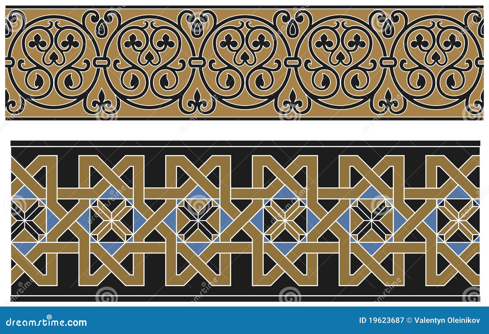 Abstract Old Vector Pattern Stock Vector - Illustration of fashioned ...