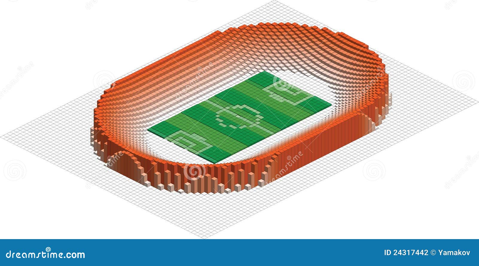 Abstract Olympic Football Stadium Stock Vector - Illustration of ...