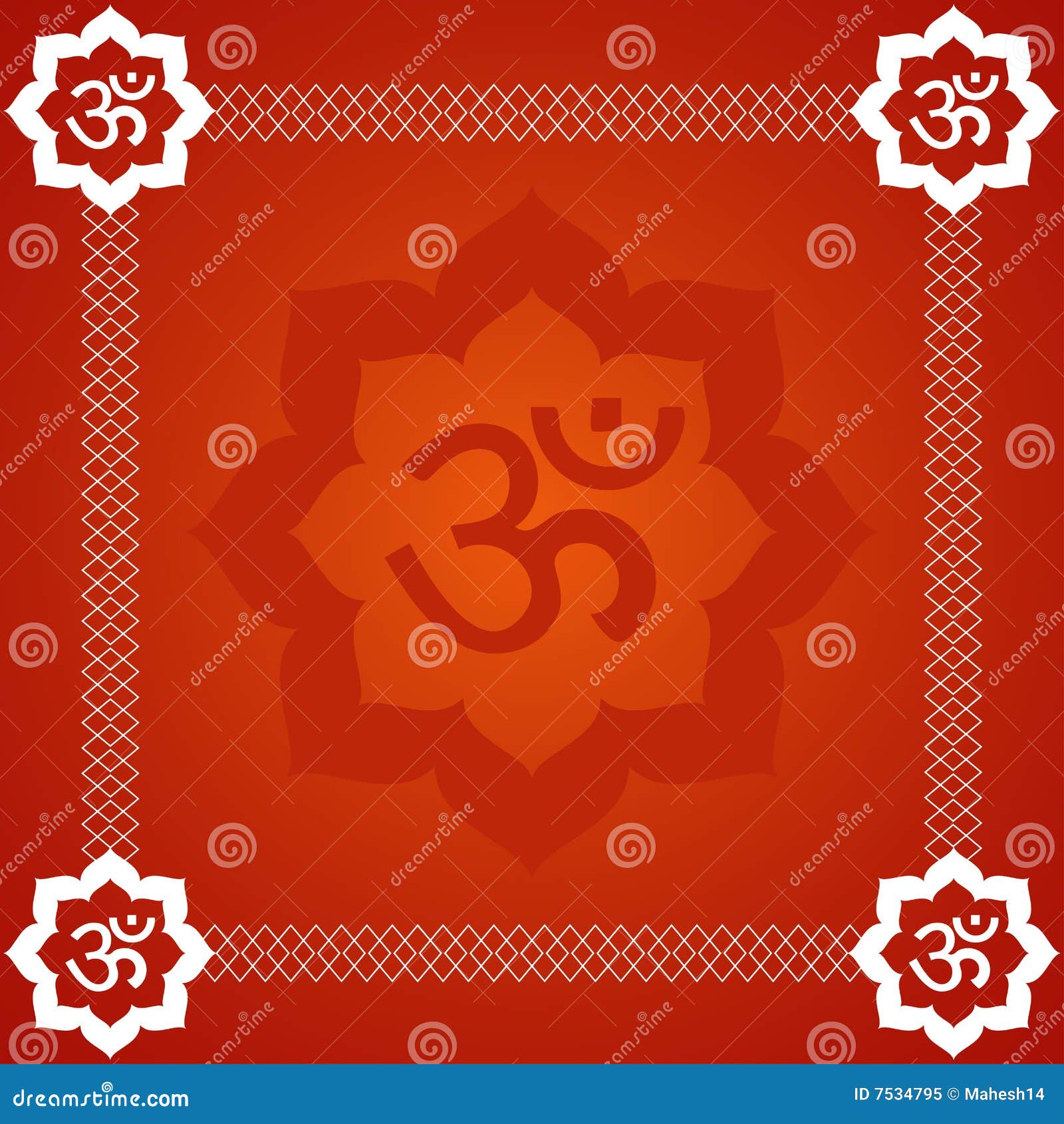 Abstract Om Background Royalty Free Stock Photo - Image: 7534795