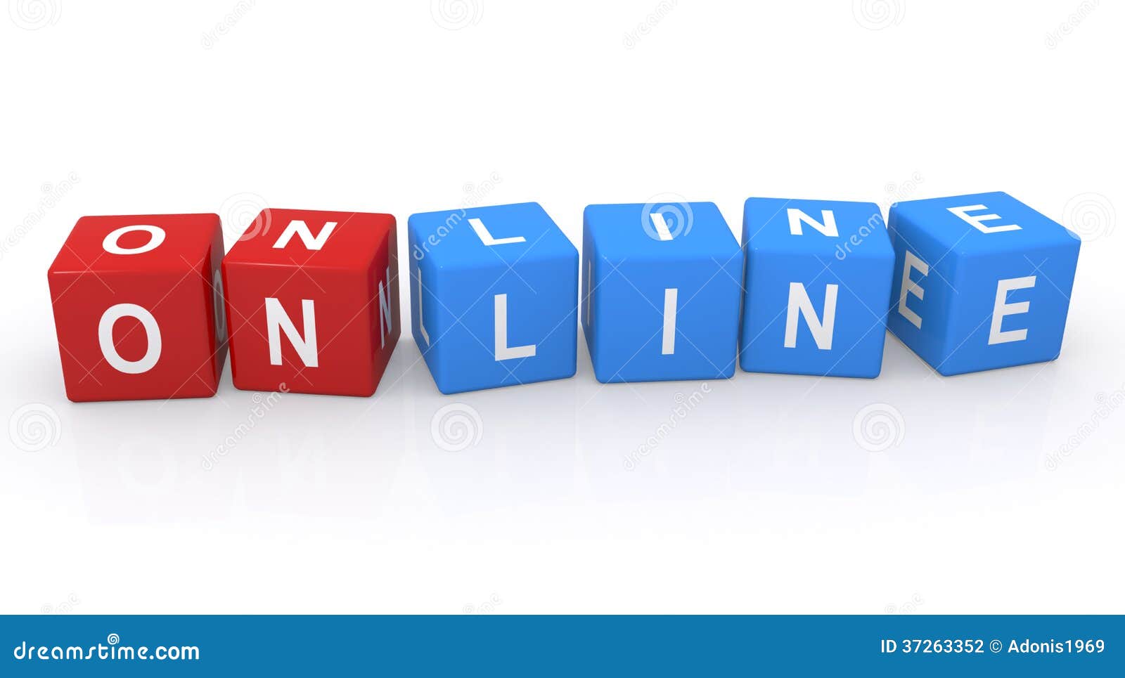 Abstract online sign stock illustration. Illustration of isolated ...