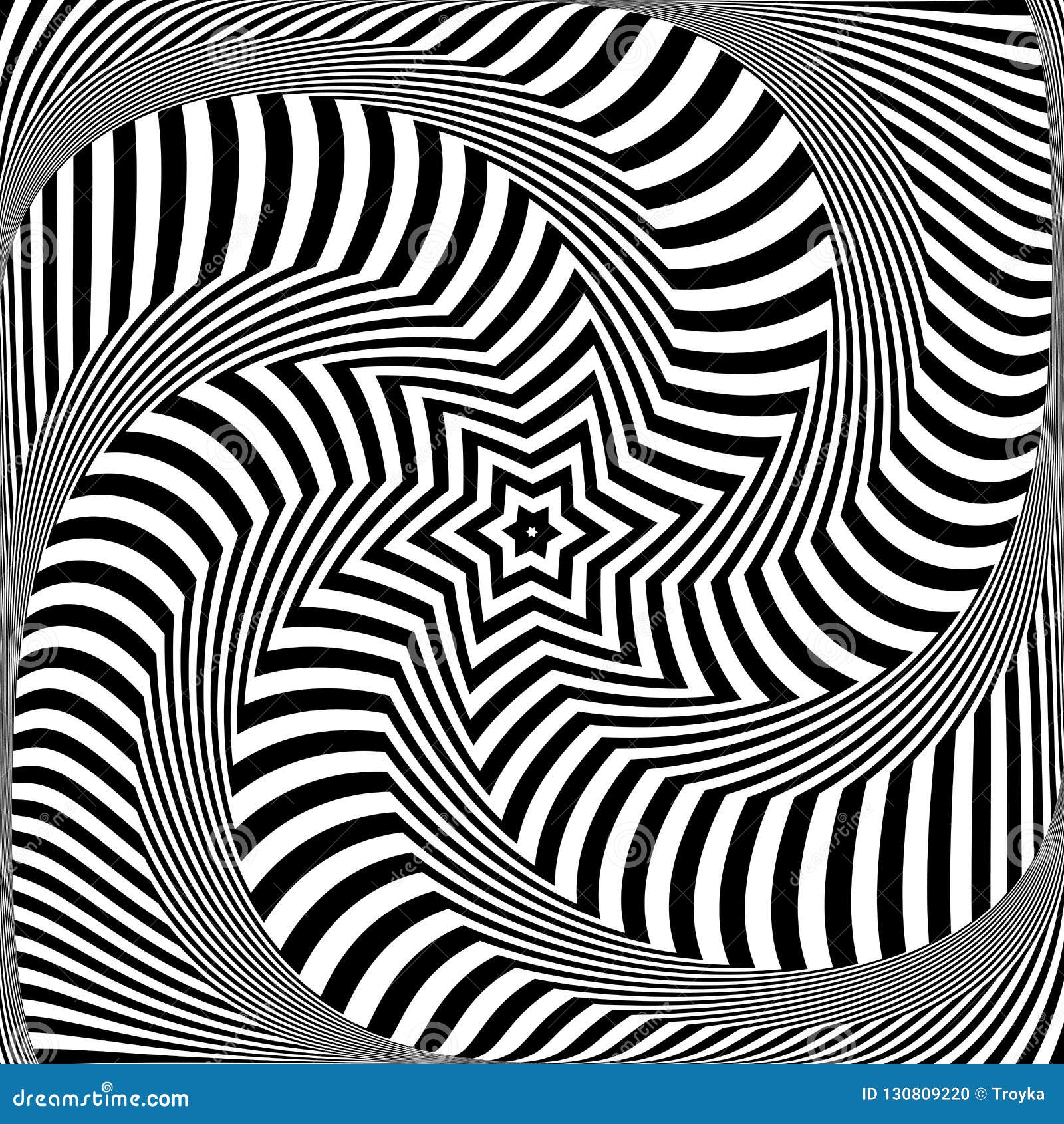 Abstract Op Art Design. Lines Texture Stock Vector - Illustration of ...