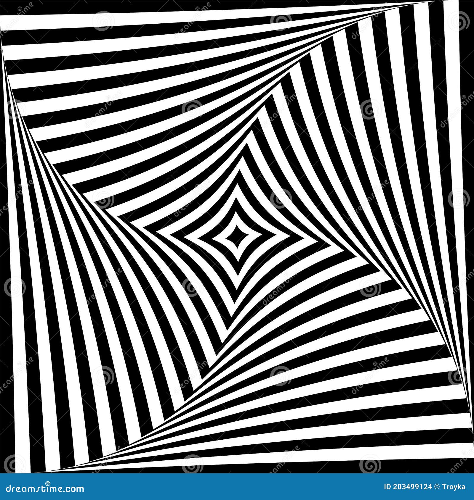 Whirl Twisting Rotation Movement Illusion. Lines Texture Vector ...