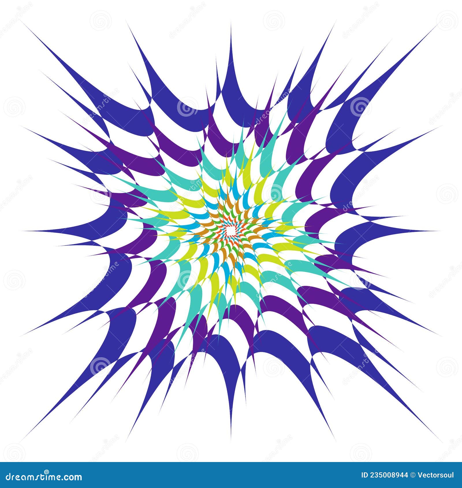 Abstract Op-art Element. Optical, Visual Art, Artistic Element ...