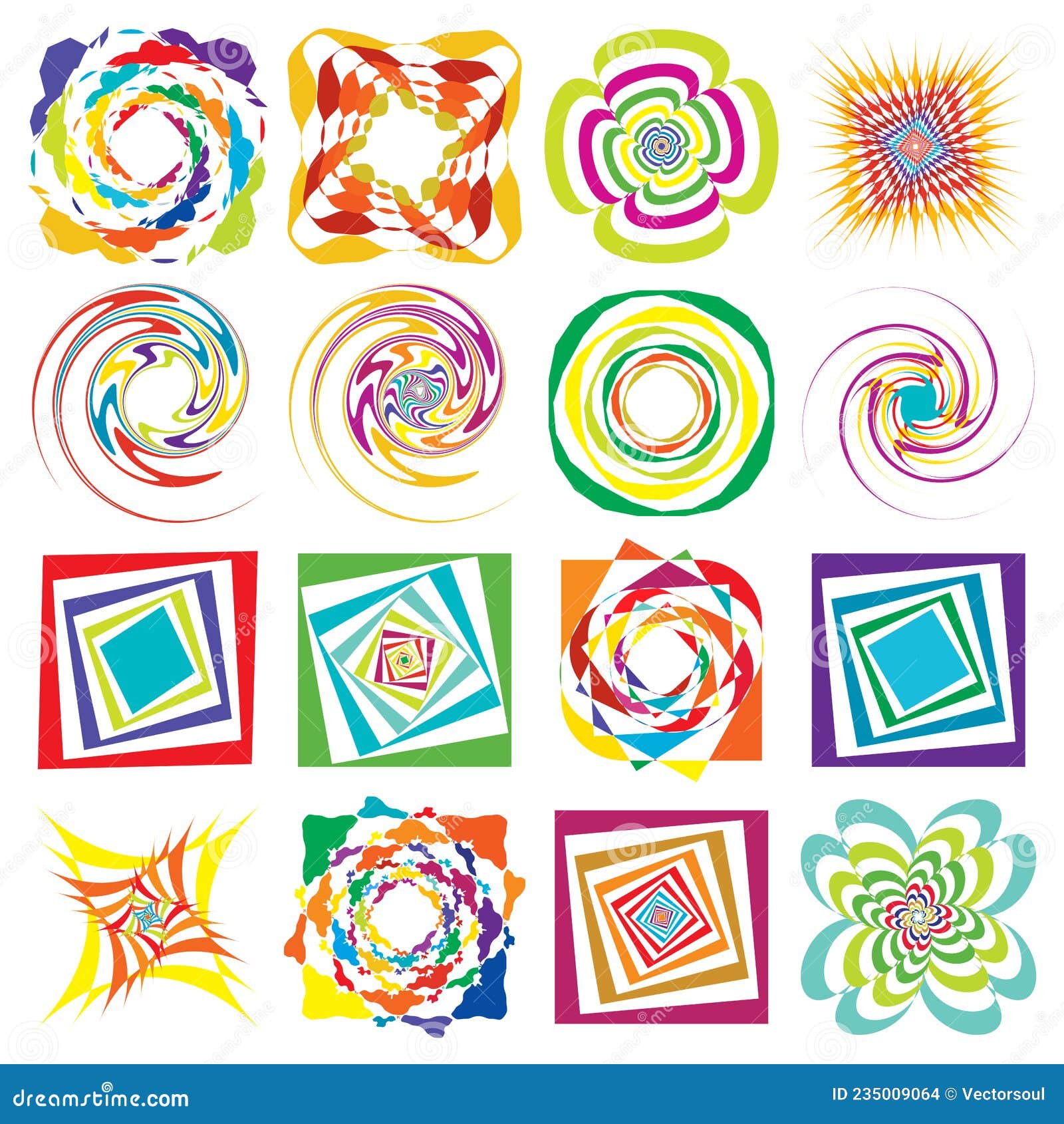 Abstract Op-art Element. Optical, Visual Art, Artistic Element ...