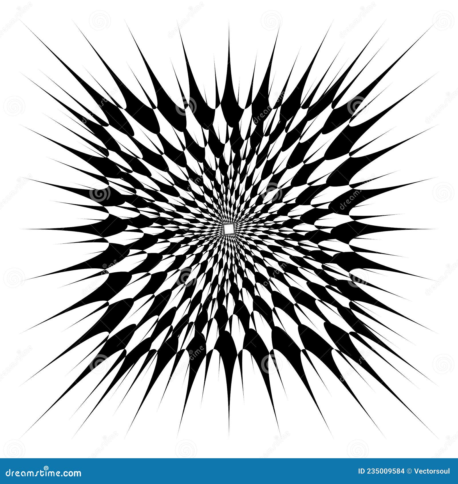 Abstract Op-art Element. Optical, Visual Art, Artistic Element ...