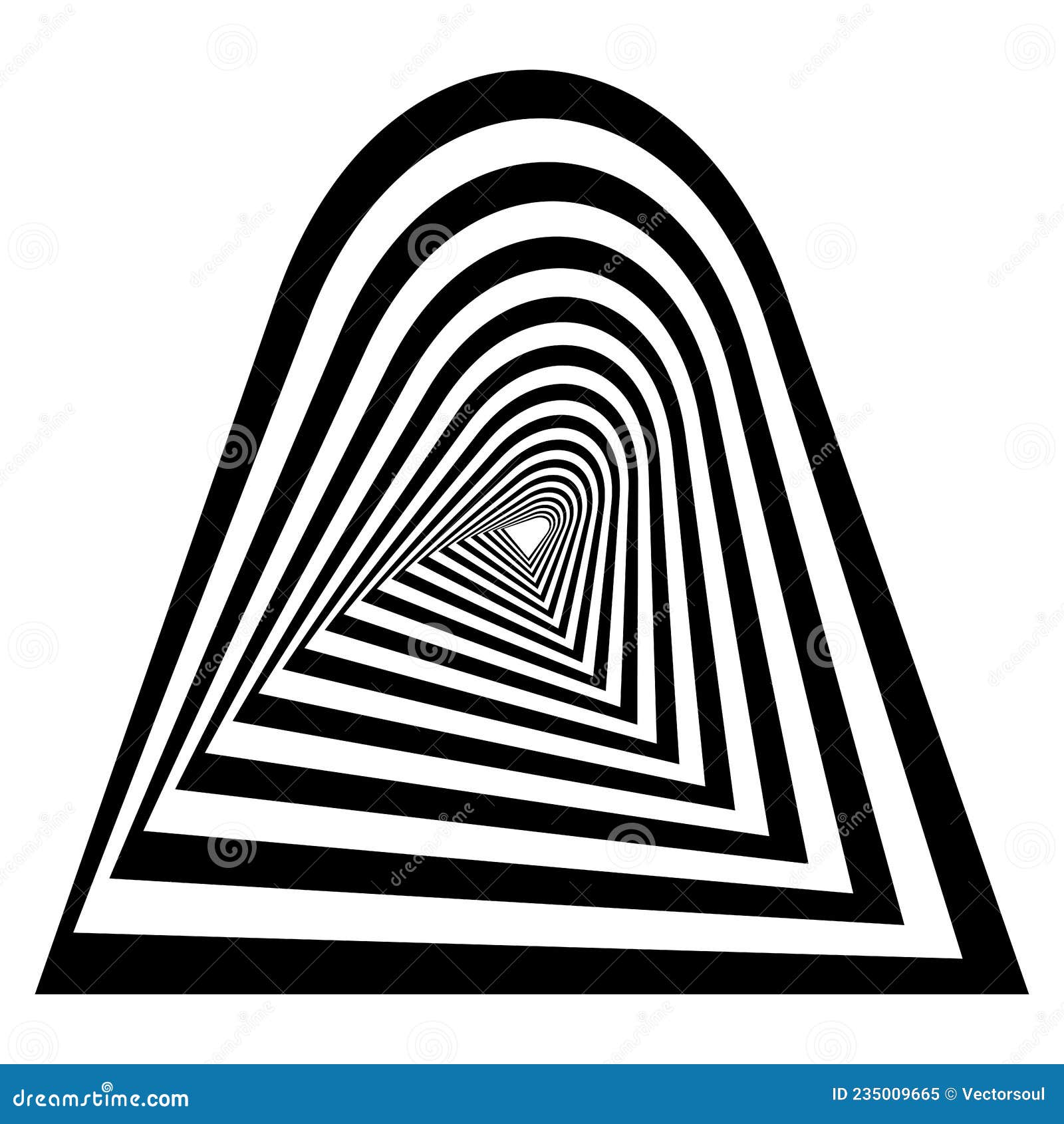 Abstract Op-art Element. Optical, Visual Art, Artistic Element ...