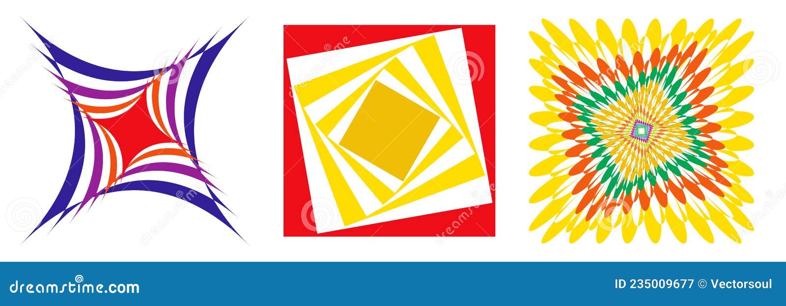 Abstract Op-art Element. Optical, Visual Art, Artistic Element ...