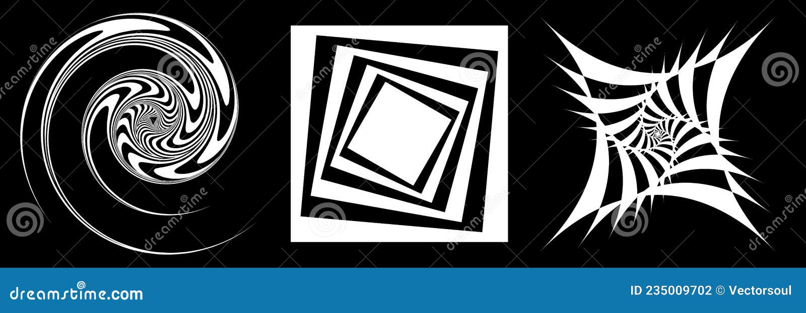 Abstract Op-art Element. Optical, Visual Art, Artistic Element ...