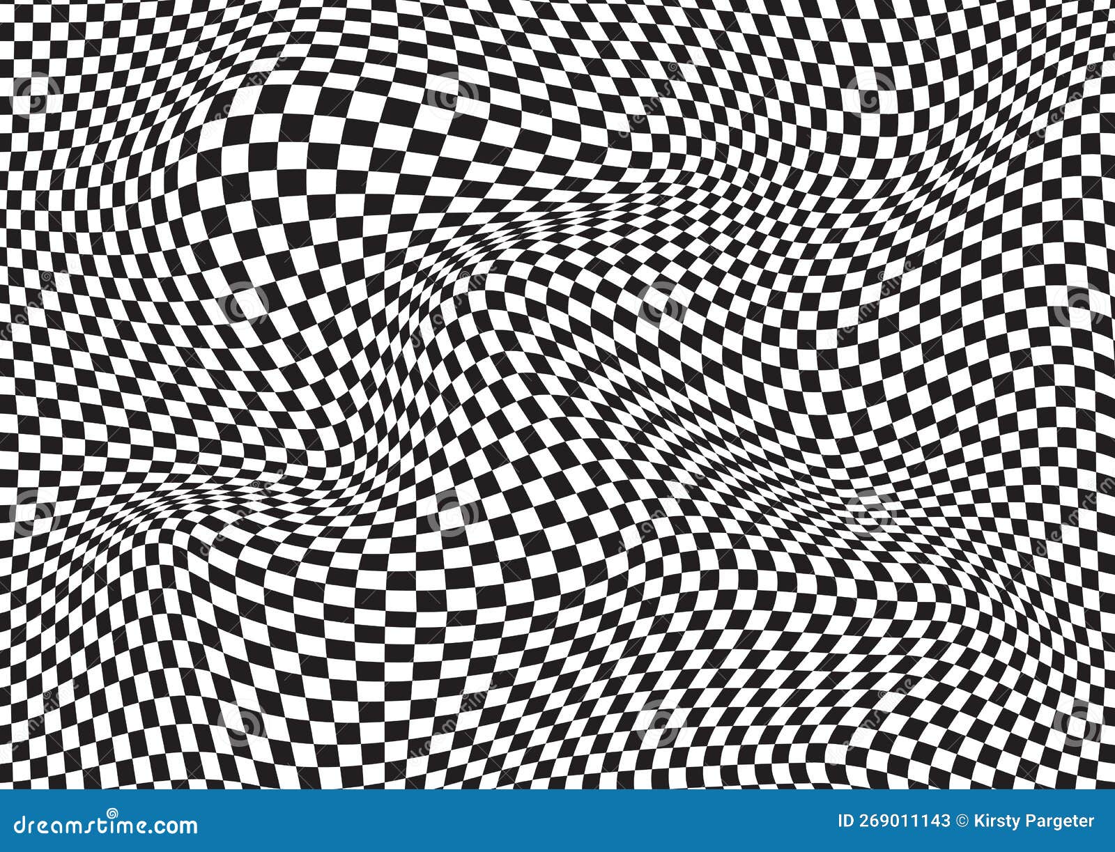 Abstract Optical Illusion Checker Board Background Stock Vector ...