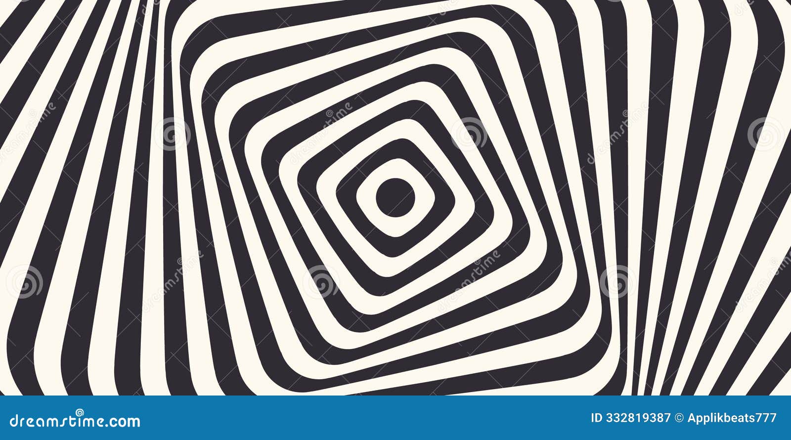 Abstract Optical Illusion Line Background. Vector Illustration Stock ...