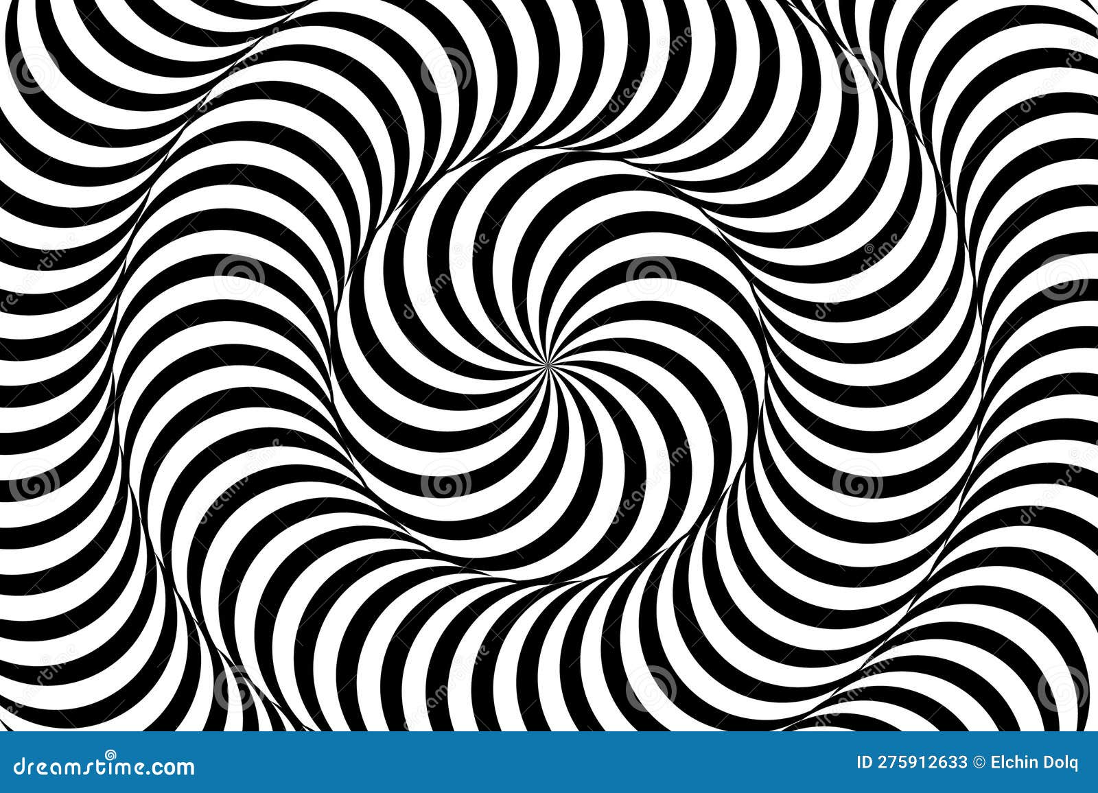 Abstract Optical Illusion Spiral Background Stock Vector - Illustration ...