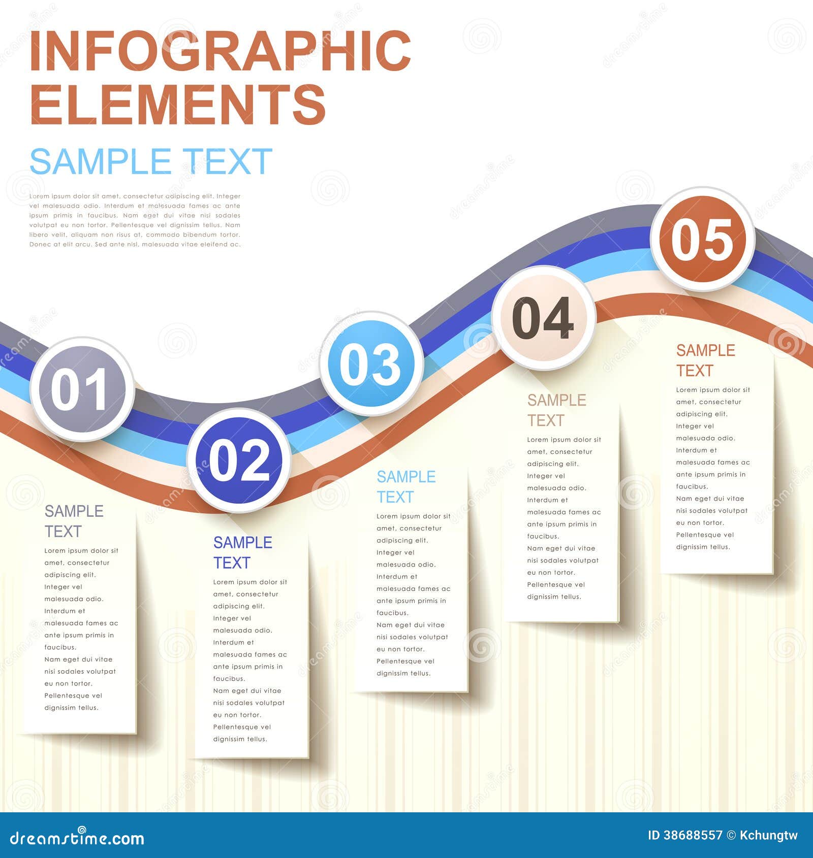 Abstract Option Sticker Infographics Stock Vector - Illustration of ...