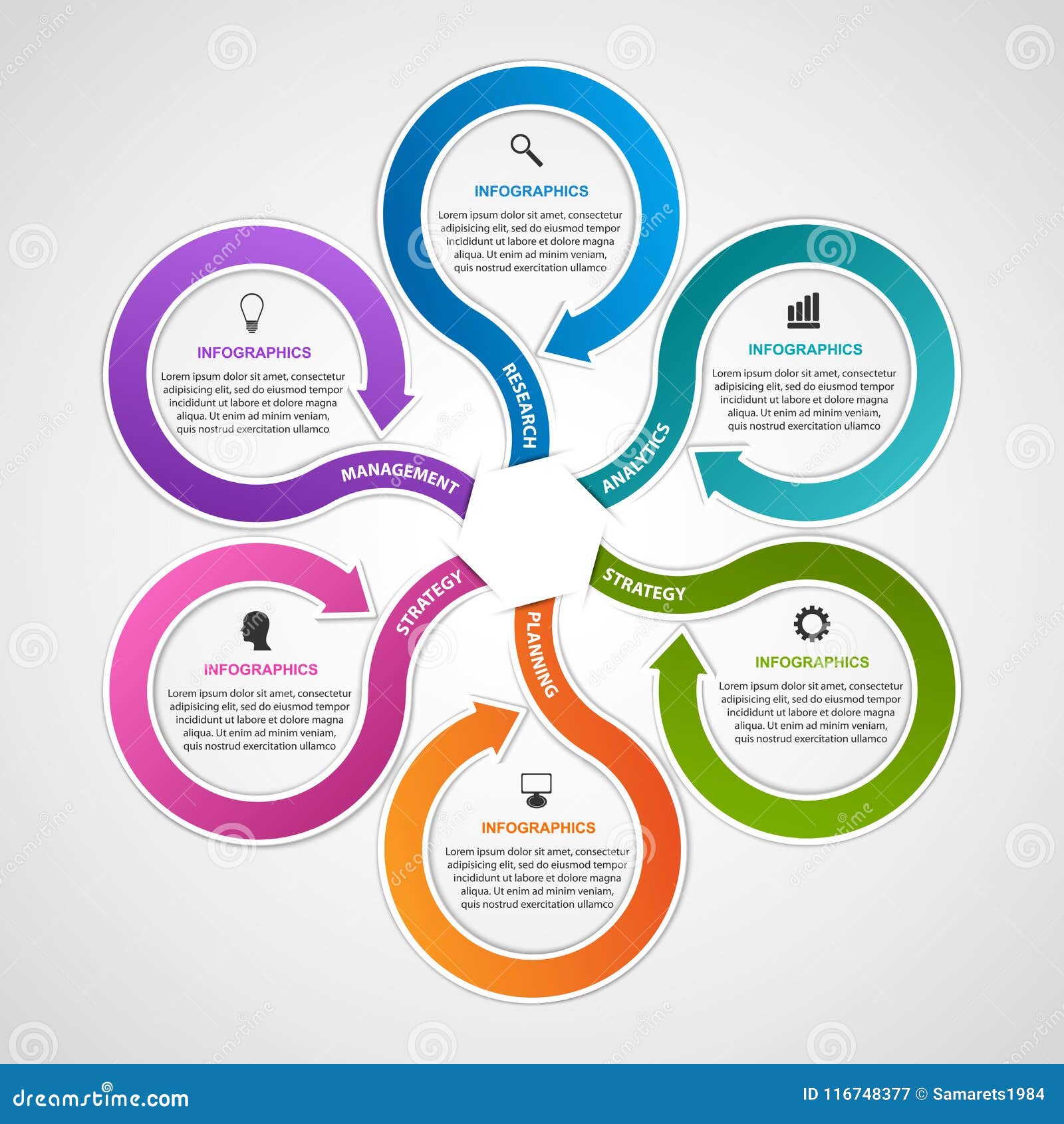 Abstract Options Infographics Template. Infographics for Business ...