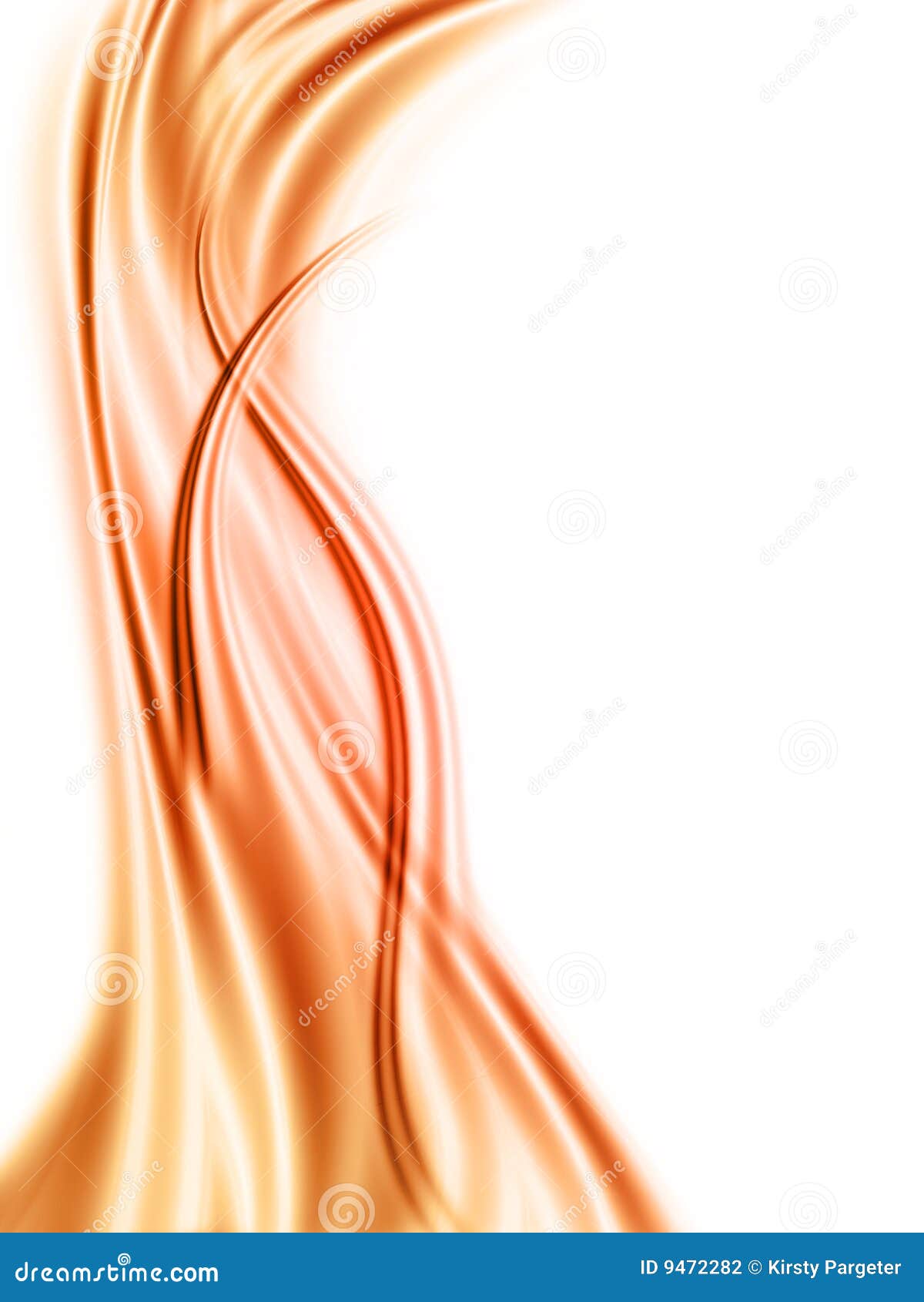 Abstract orange stock illustration. Illustration of water - 9472282