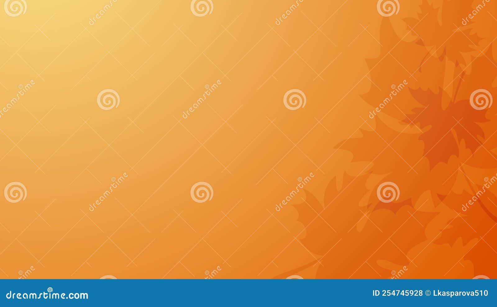 Abstract Orange Autumn Leaves Background Stock Vector - Illustration of ...