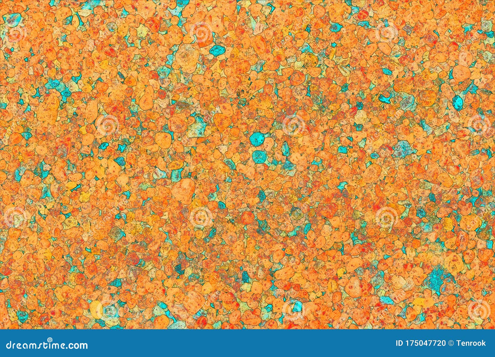 Abstract Orange and Azure Spots Texture for Backgrounds Stock Photo ...