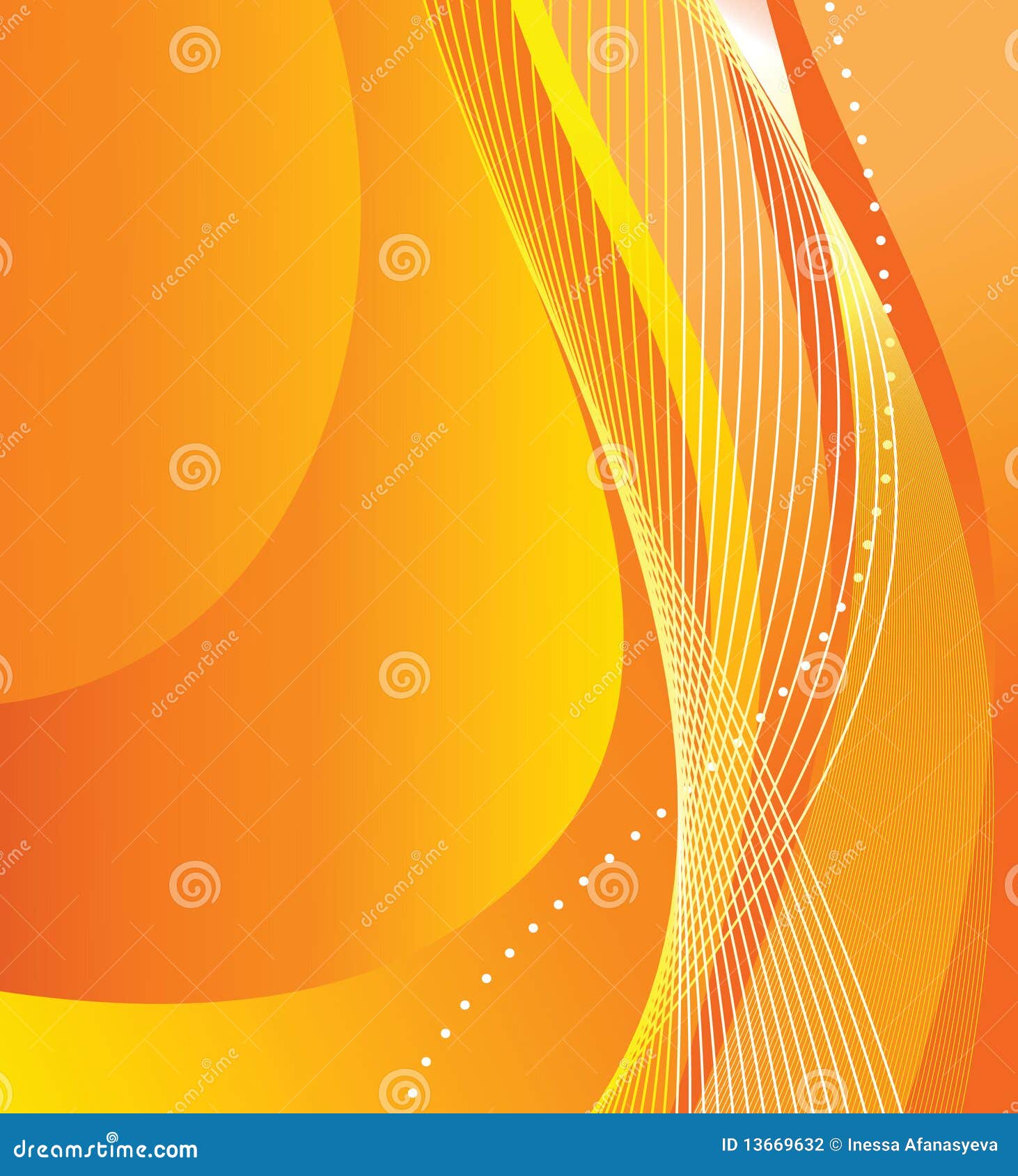 Abstract Orange Background Stock Vector Illustration Of Color 13669632