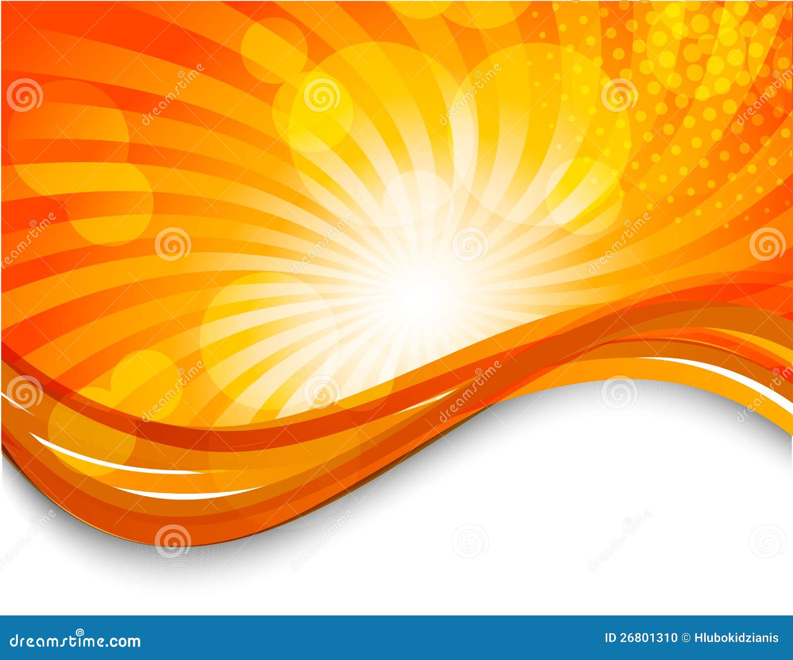 Abstract Orange Background Stock Vector Illustration Of Flare 26801310