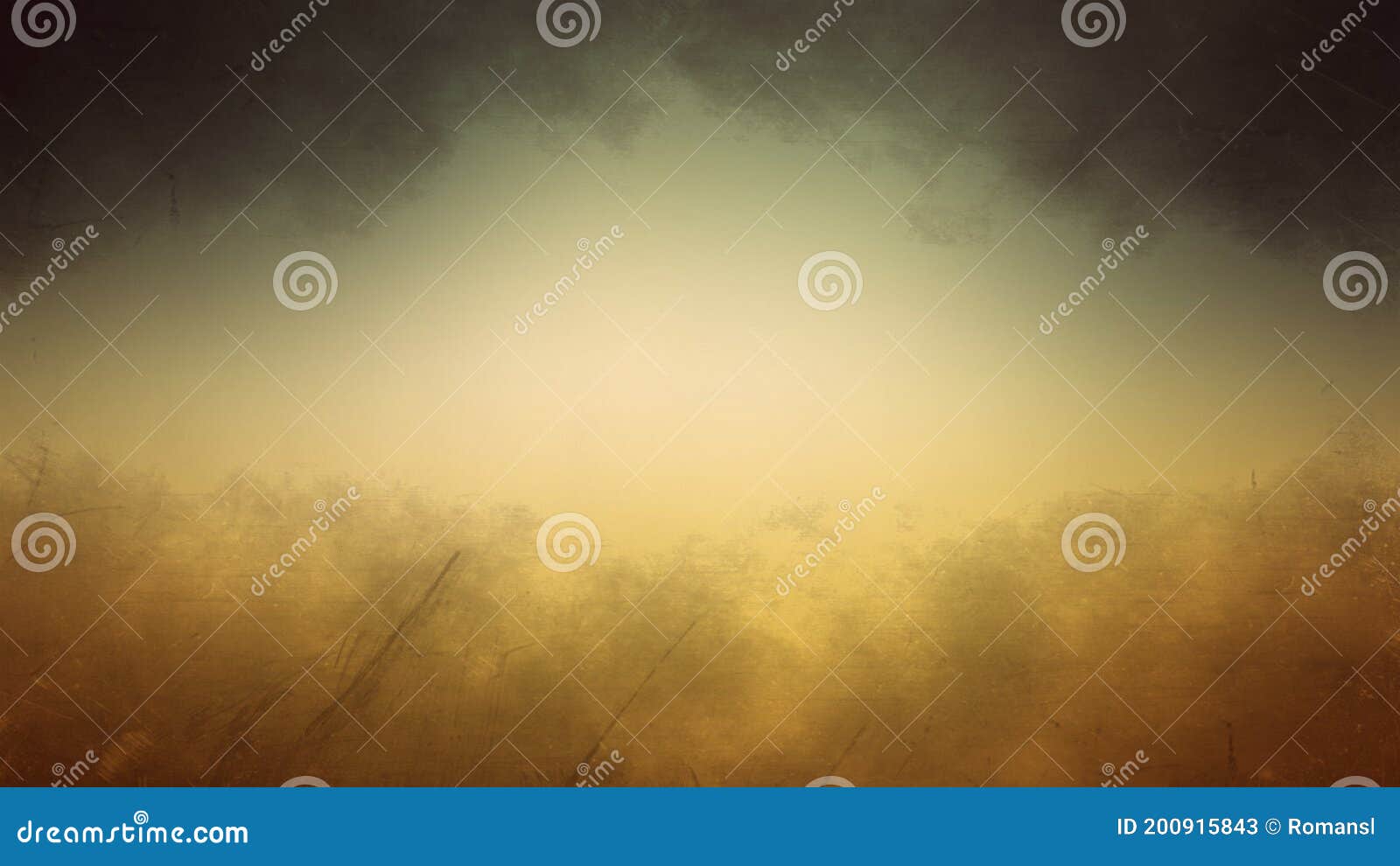 Abstract Orange Background with Black Grunge Borders, Triangle Shapes ...