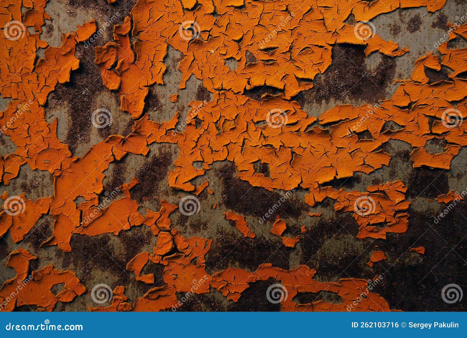 Abstract Orange Background with Cracked Texture. Empty Back Stock Photo ...