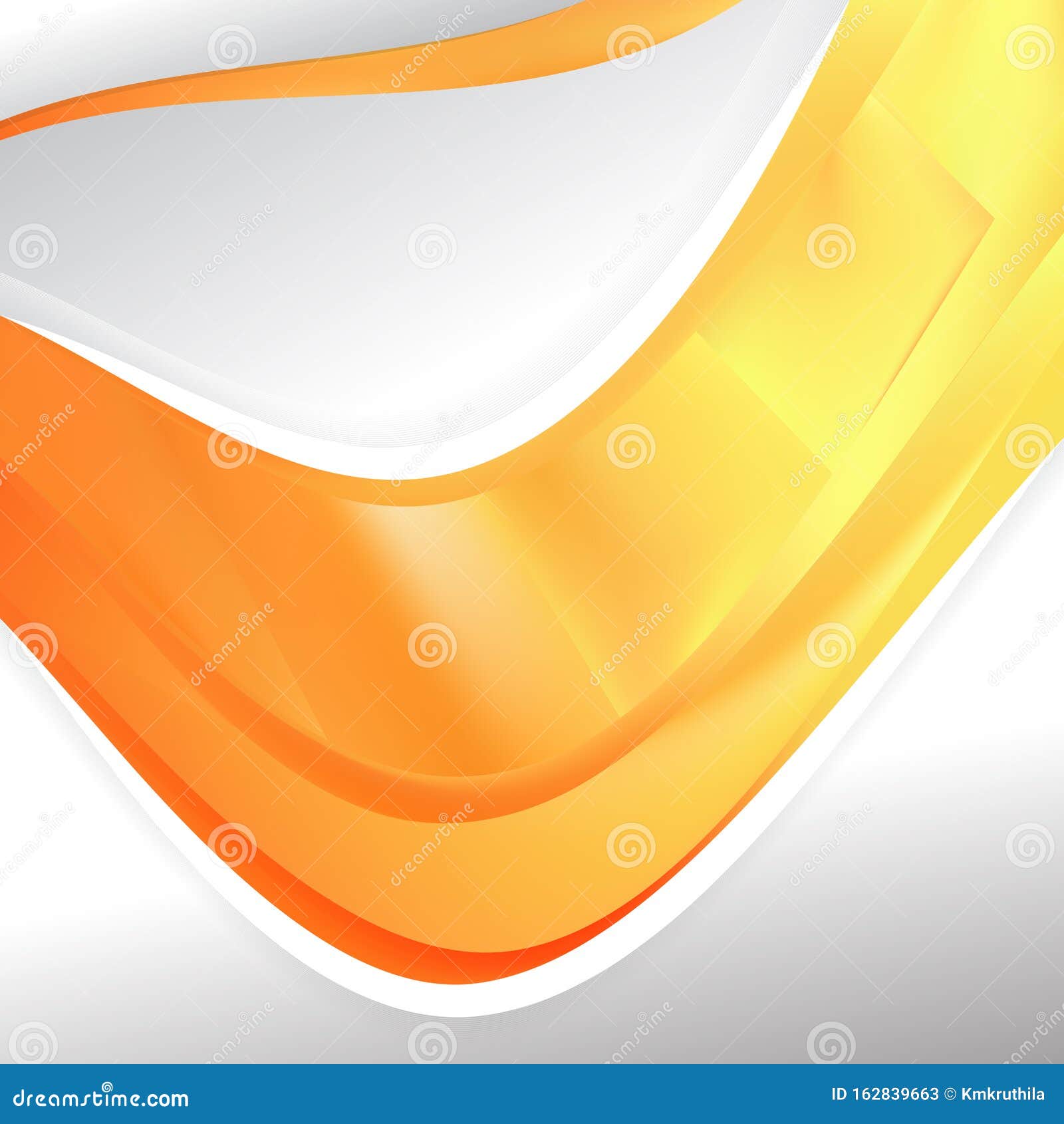 Abstract Orange Background Design Template Stock Vector - Illustration ...