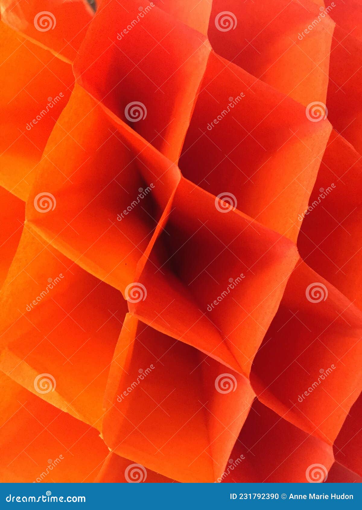 Orange and Black Background, Diamond Abstract Shape Dimension Design ...