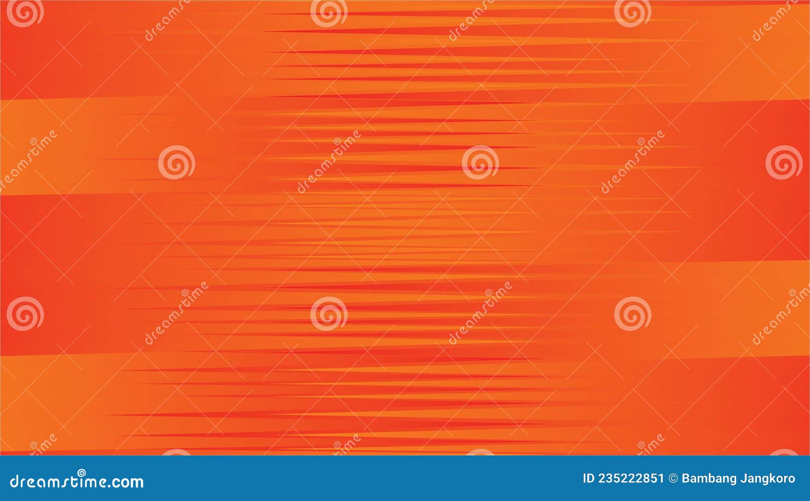 Abstract Orange Background. Horizontal Lines and Strips Stock Vector ...
