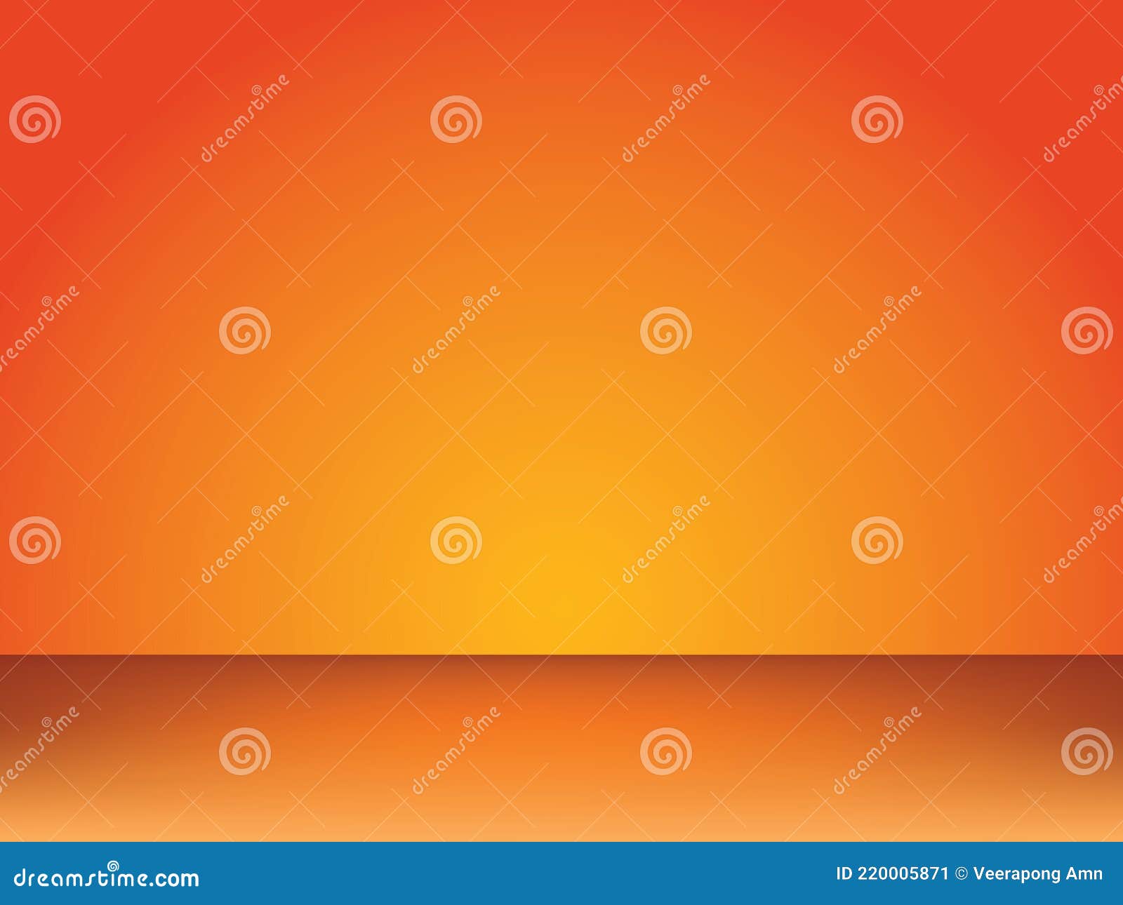 Abstract Orange Background with Orange Table Design. Stock Illustration ...