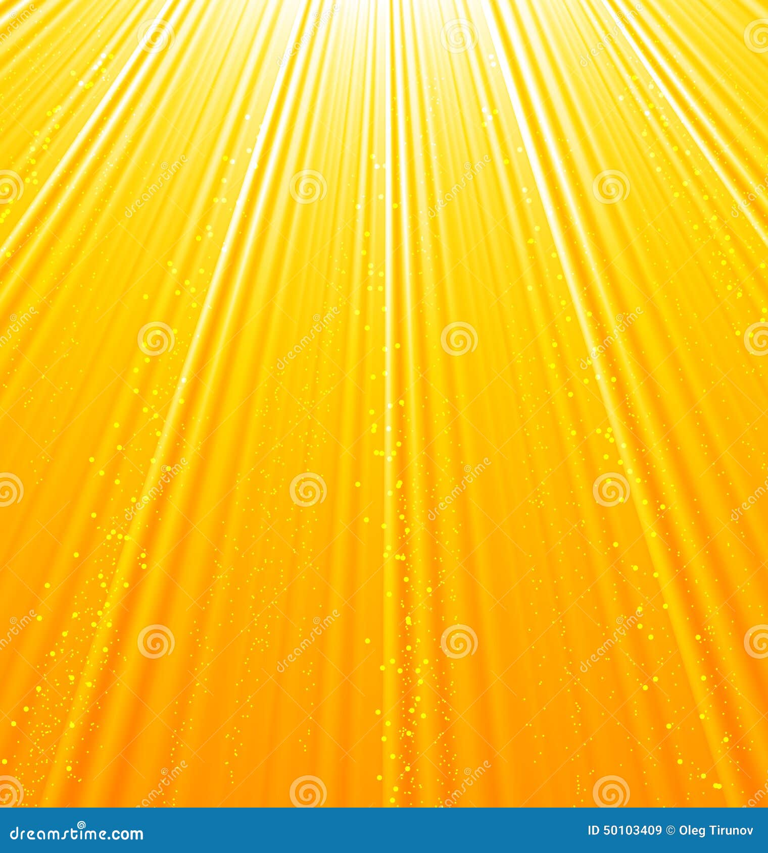 Abstract Orange Background with Sun Light Rays Stock Vector ...