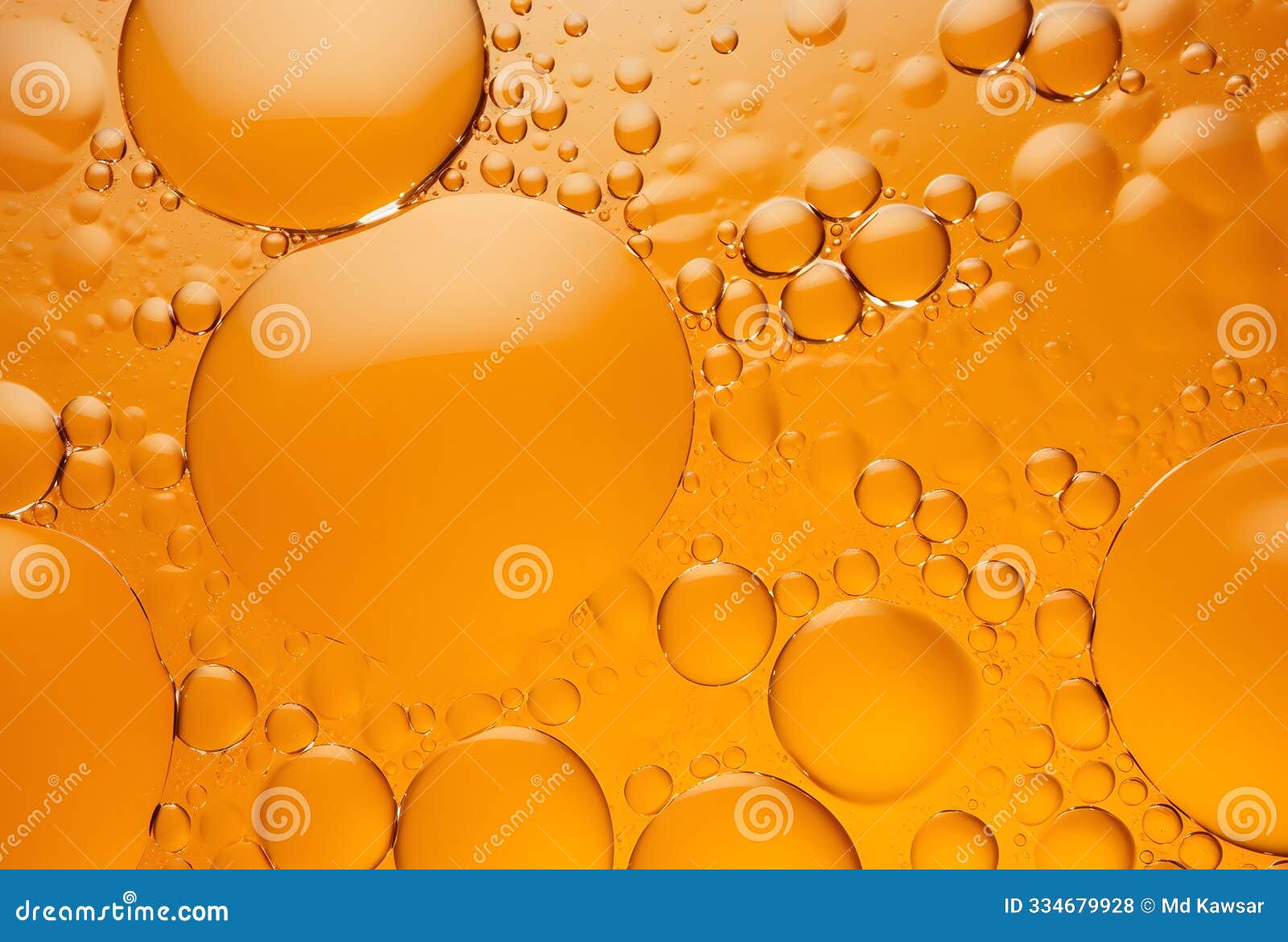 Abstract Orange Bubbles Background Stock Illustration - Illustration of ...