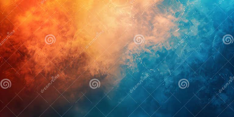 Abstract Orange Blue Gradient Background with Texture Stock ...