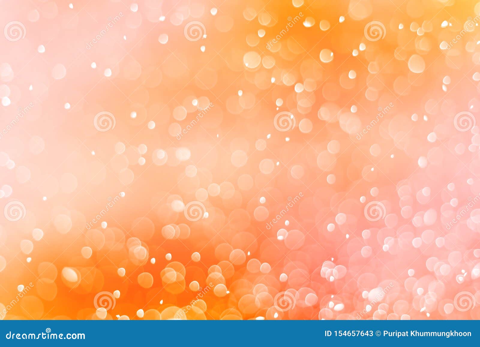 Abstract Orange Bokeh Circles , Bokeh Abstract Christmas and New Year ...