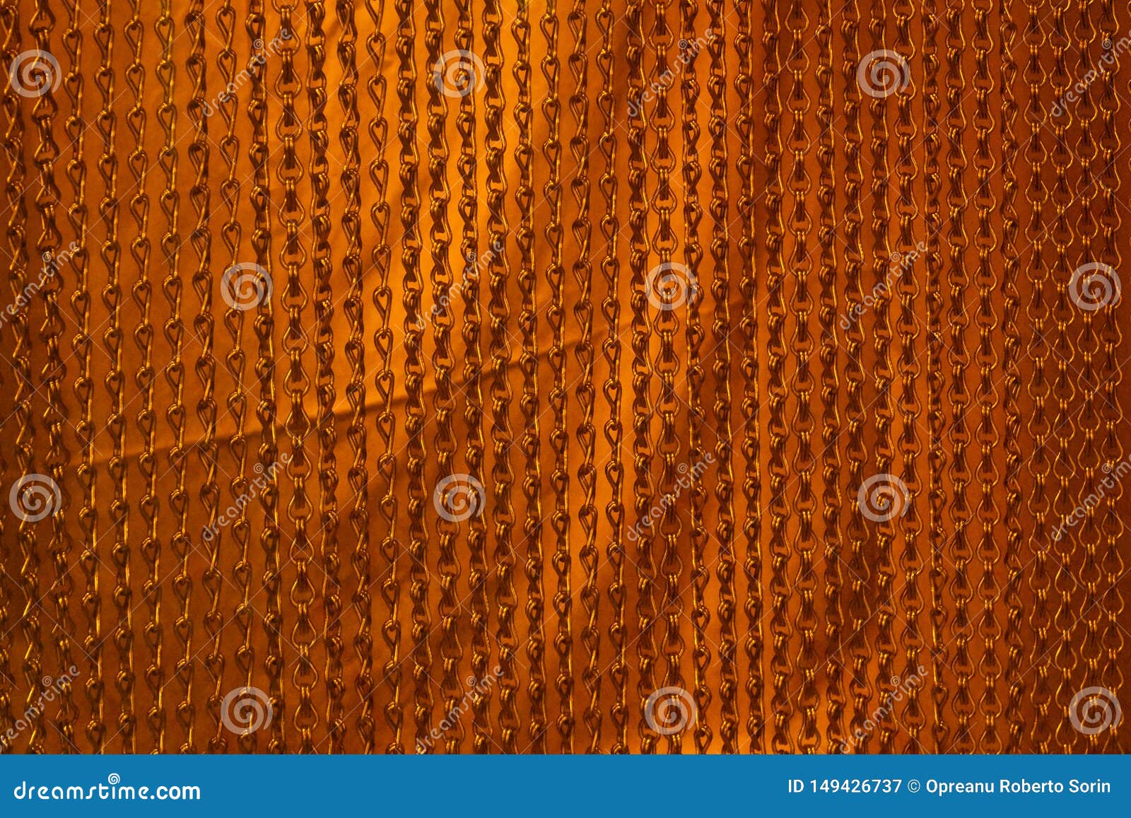 Abstract orange chains stock image. Image of background - 149426737