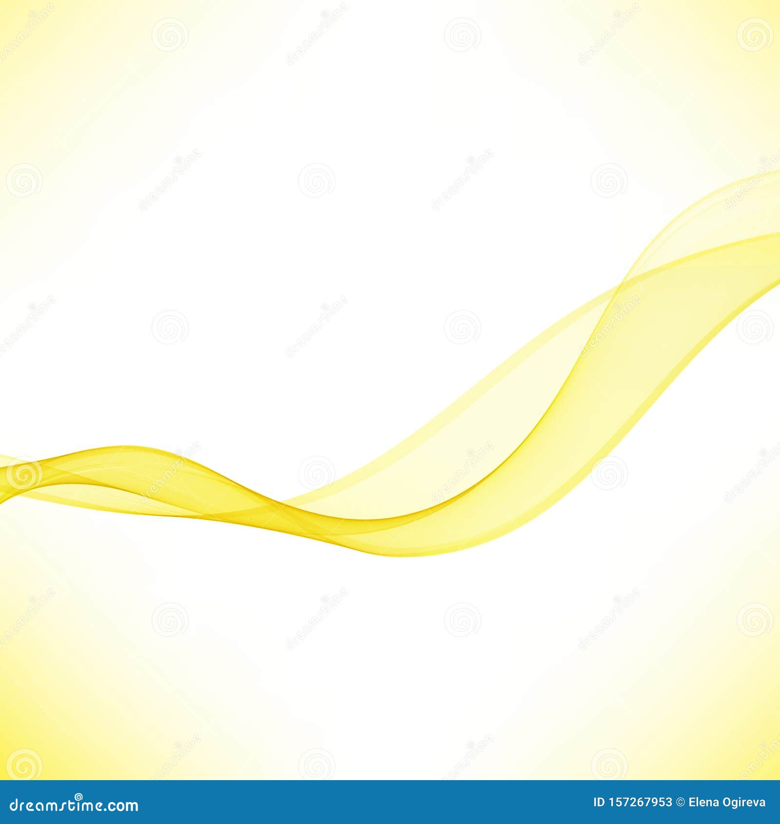 Abstract Orange Color Wave Design Element Abstract Smooth Color Wavy