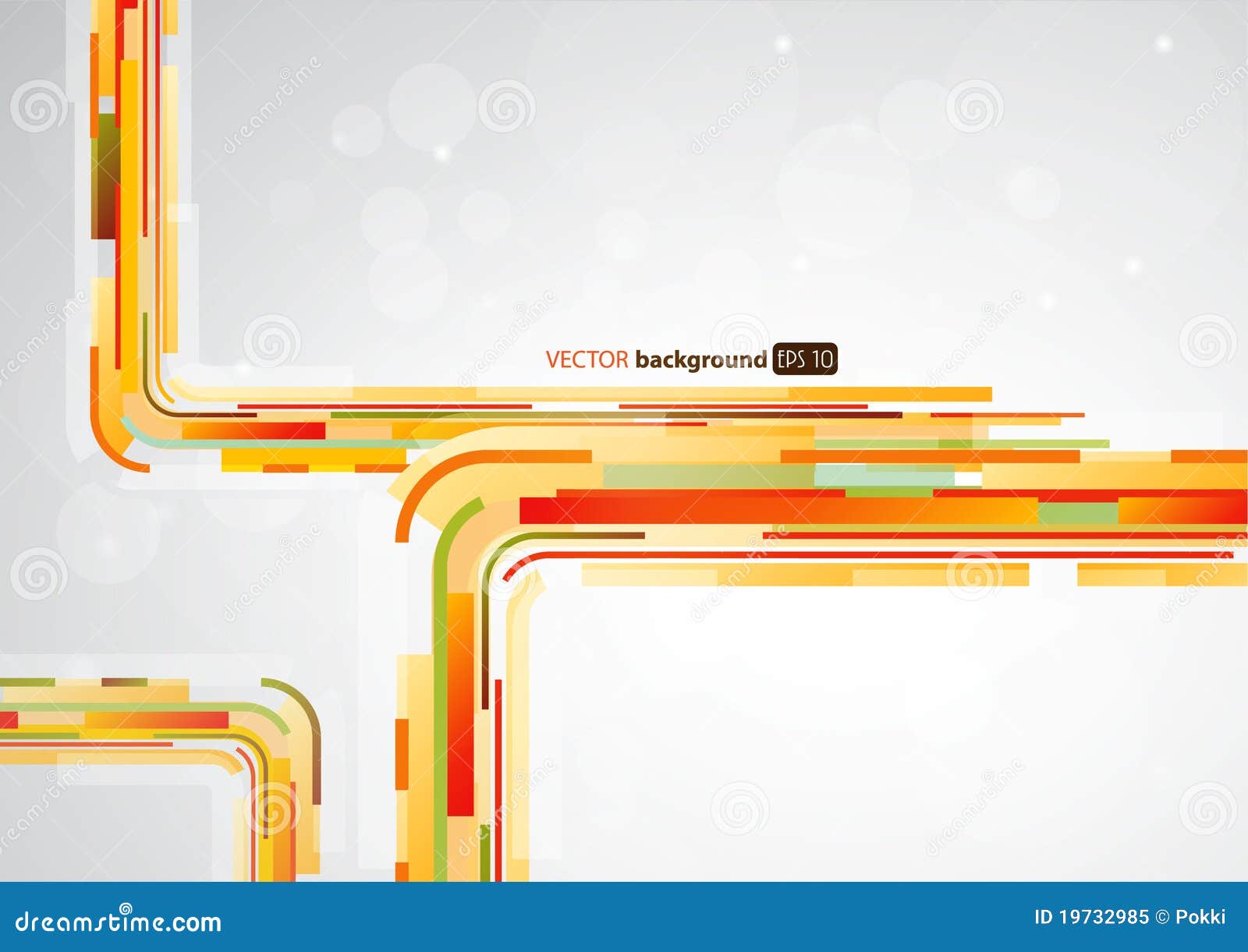 Abstract Orange Colorful Lines. Stock Vector - Illustration of graphic ...